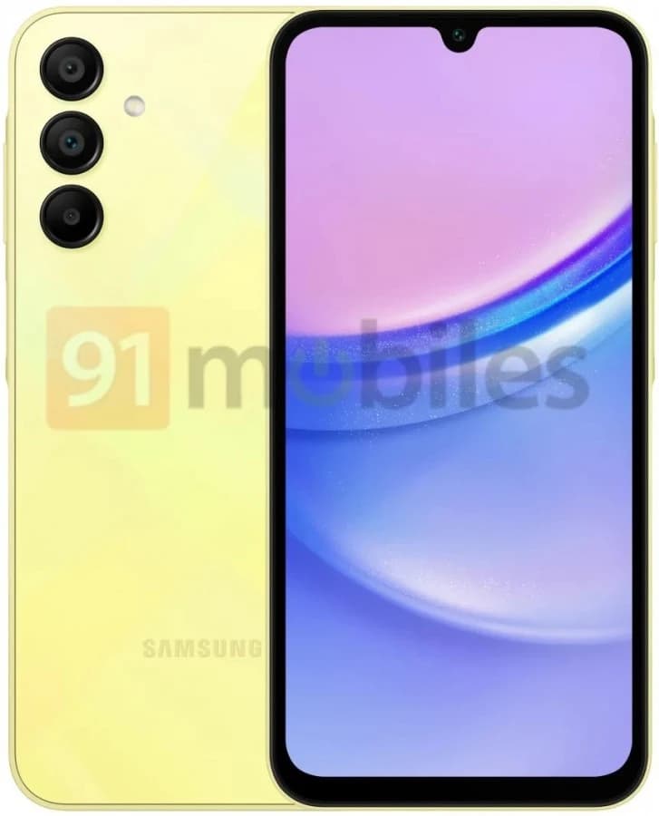 Galaxy A15 Color Options Unveiled in Leaked Images
