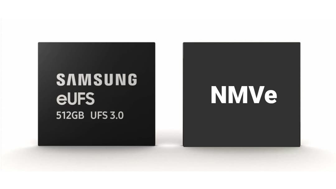 NVMe vs UFS 3.1 Storage comparison